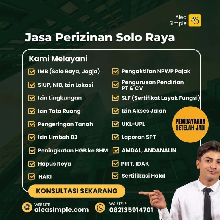 Pembuatan SLF Solo Raya - Alea Simple